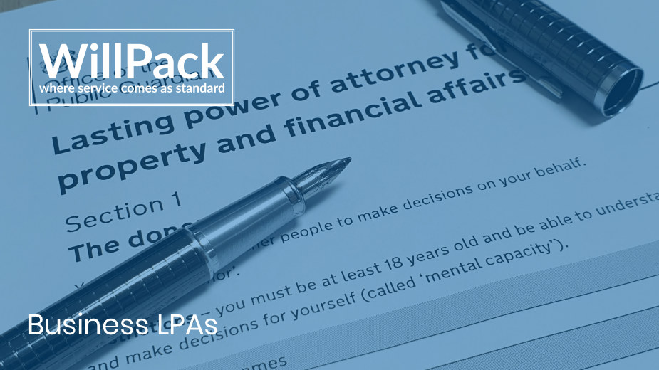 Business LPAs — WillPack
